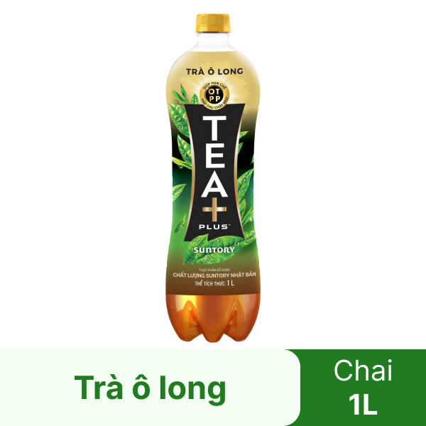 Trà ô long Tea Plus chai lớn 1 lít giá tốt tại Bách hoá XANH