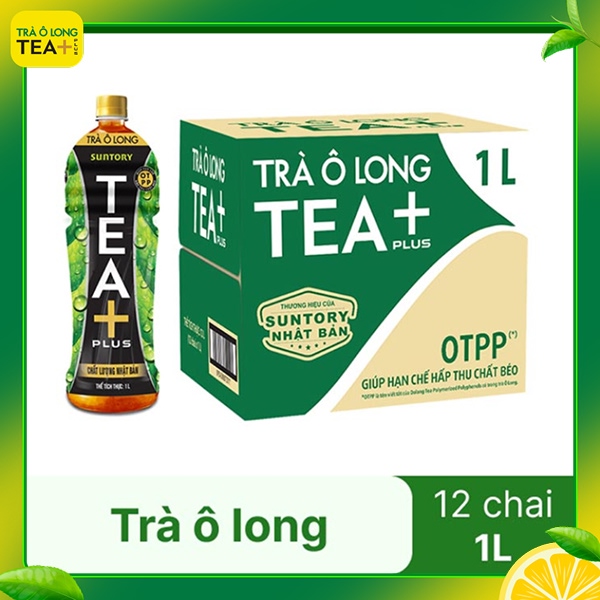 Trà ô long Tea Plus chai lớn 1 lít giá tốt tại Bách hoá XANH
