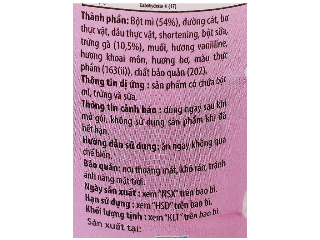 Bánh mì tươi khoai môn 24+ Phúc An 33g tại Bách hóa XANH