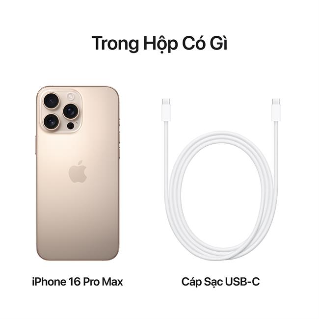 iPhone 16 Pro Max 512GB Giá tốt, giảm hơn 2tr, tặng PMH