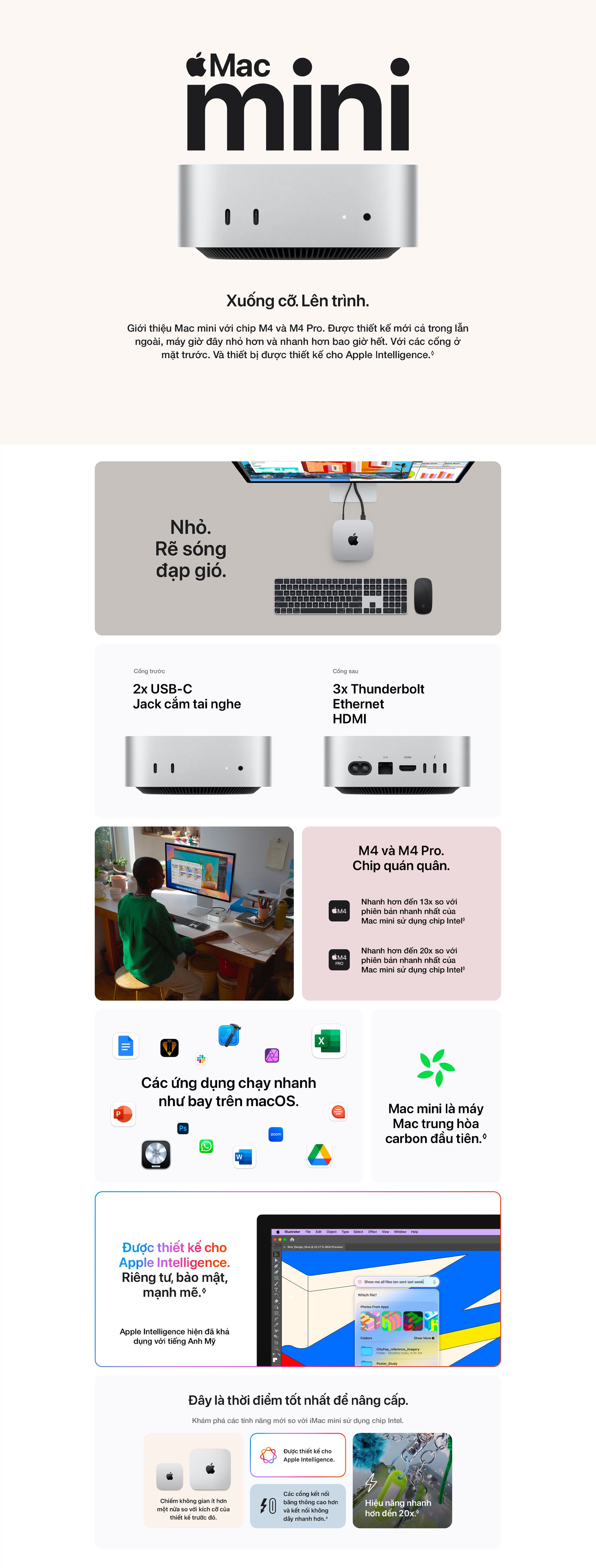 Mac Mini M4 16GB/256GB - Lê Bảo Store