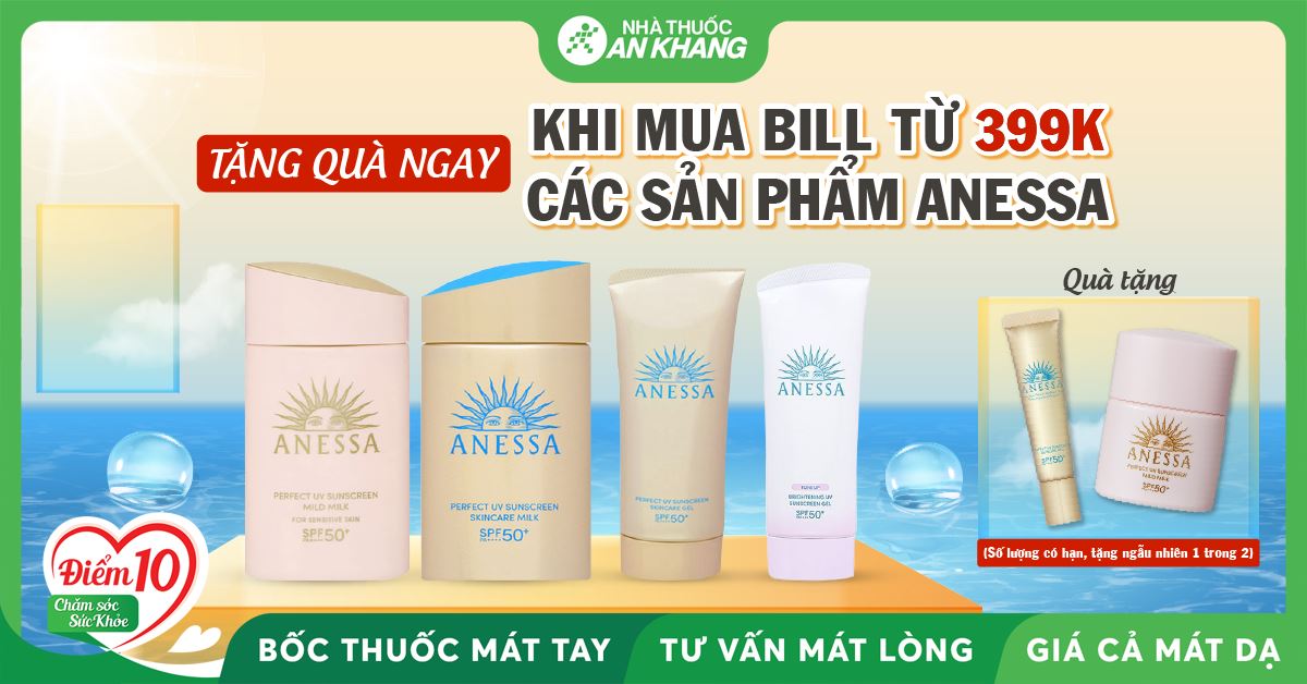 (05/05 - 31/05) ANESSA - TẶNG QUÀ NGAY KHI MUA BILL TỪ 399K