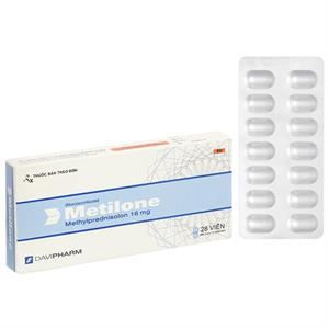 Thuốc Medrol 16mg trị rối loạn nội tiết, kháng viêm (30 viên) - 08/2025 ...