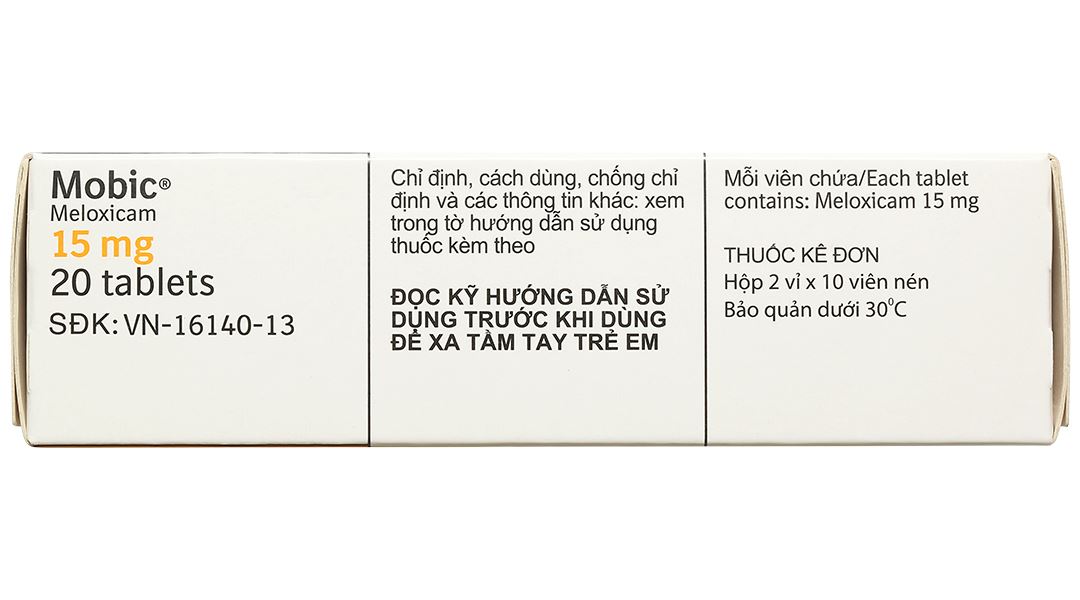 Mobic 15mg giảm đau, kháng viêm xương khớp (2 vỉ x 10 viên) - 02/2026 ...