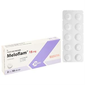 Meloxicam Brawn 7.5mg giảm đau, kháng viêm xương khớp (10 vỉ x 10 viên ...