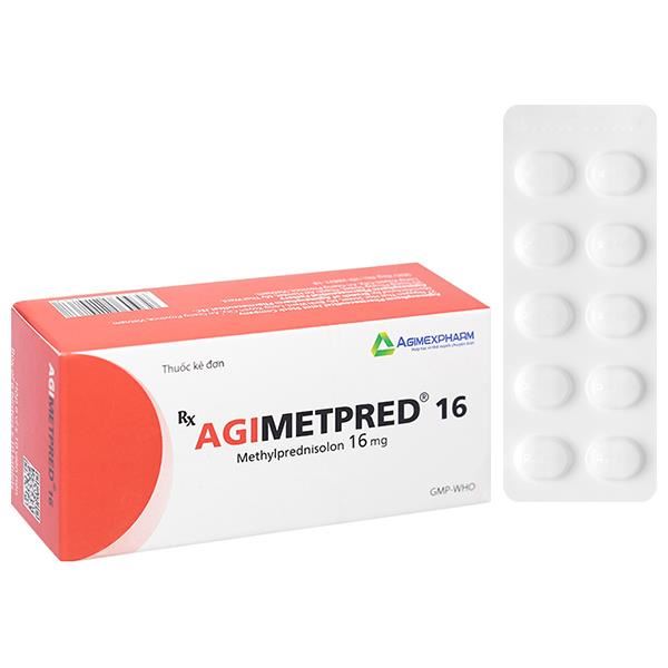 Methylprednisolone STADA 16mg kháng viêm, ức chế miễn dịch (3 vỉ x 10 ...