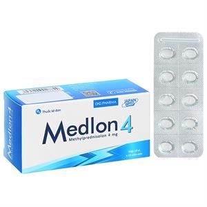 Medlon 4 chống viêm và giảm miễn dịch (10 vỉ x 10 viên) - 11/2024 ...