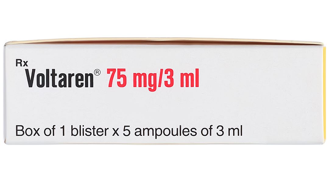 Dung dịch tiêm Voltaren 75mg/3ml trị đợt cấp viêm và thoái hóa khớp (5 ống x 3ml) - 10/2025 ...