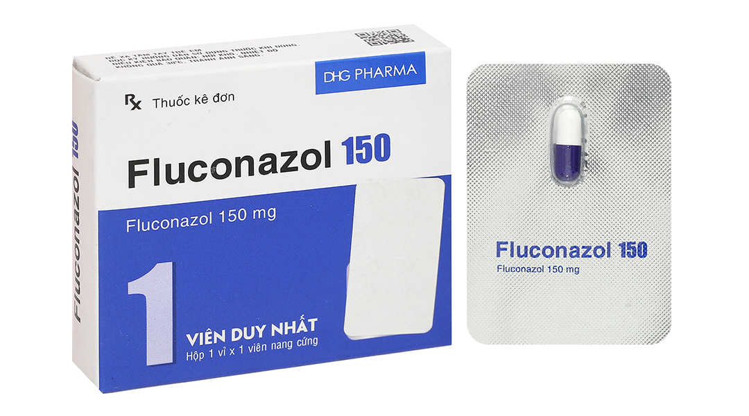 Fluconazol 150 DHG trị nhiễm nấm (1 vỉ x 1 viên) - 01/2026 ...