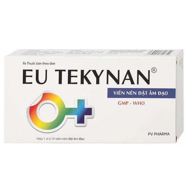 Viên đặt âm đạo Eu Tekynan điều trị viêm âm đạo (1 vỉ x 10 viên) - 02/ ...