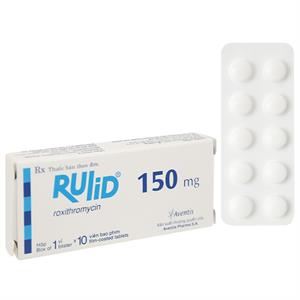 Thuốc Rulid 150mg trị nhiễm khuẩn (1 vỉ x 10 viên) - 02/2025 ...
