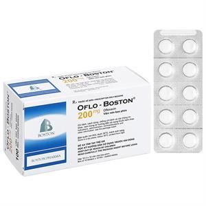 Oflo - Boston 200mg hộp 100 viên thuốc kháng sinh trị nhiễm trùng - 02/ ...