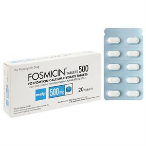 Fosmicin Tablets 500 trị nhiễm khuẩn (2 vỉ x 10 viên) - 01/2025 ...