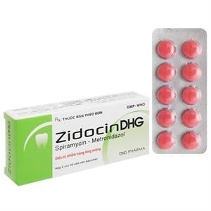 Thuốc ZidocinDHG trị nhiễm trùng răng miệng - 02/2025 | nhathuocankhang.com
