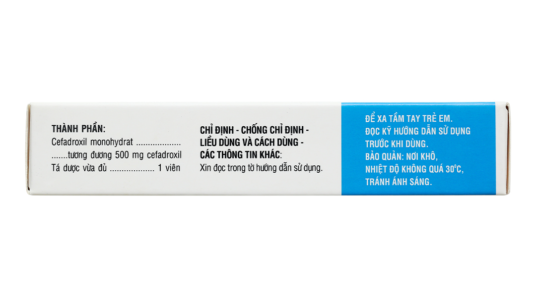 Aticef 500 Caps điều trị nhiễm khuẩn đường hô hấp, tiết niệu-sinh dục ...