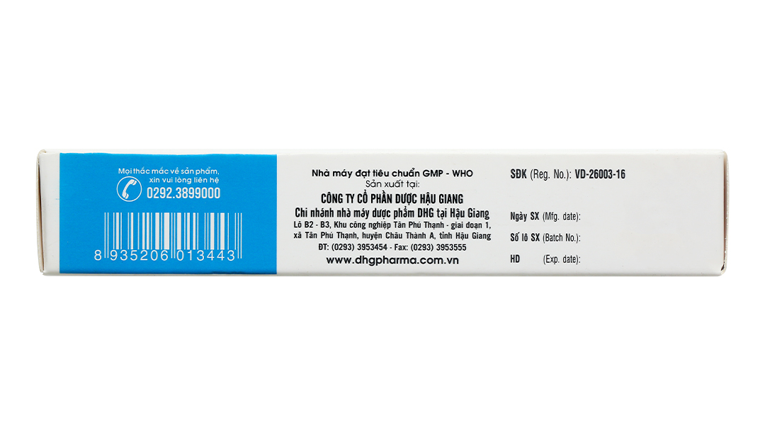 Aticef 500 Caps điều trị nhiễm khuẩn đường hô hấp, tiết niệu-sinh dục ...