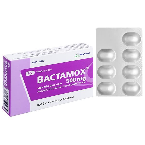 Bactamox 500mg trị nhiễm khuẩn (2 vỉ x 7 viên) - 02/2025 ...
