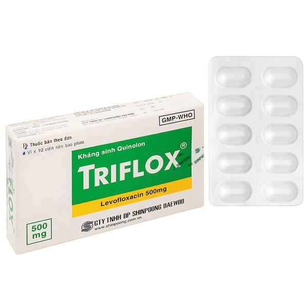 Triflox 500mg trị nhiễm khuẩn (3 vỉ x 10 viên) - 02/2025 ...
