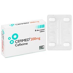 Cefimed 200mg trị các nhiễm khuẩn cấp (2 vỉ x 4 viên) - 02/2025 ...