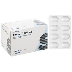 Curam 1000mg trị nhiễm khuẩn (5 vỉ x 2 viên) - 10/2025 ...