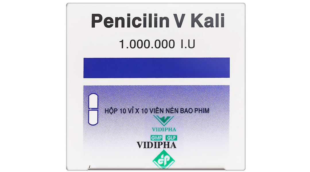 Penicilin V Kali 1.000.000I.U điều trị, dự phòng các bệnh nhiễm trùng ...