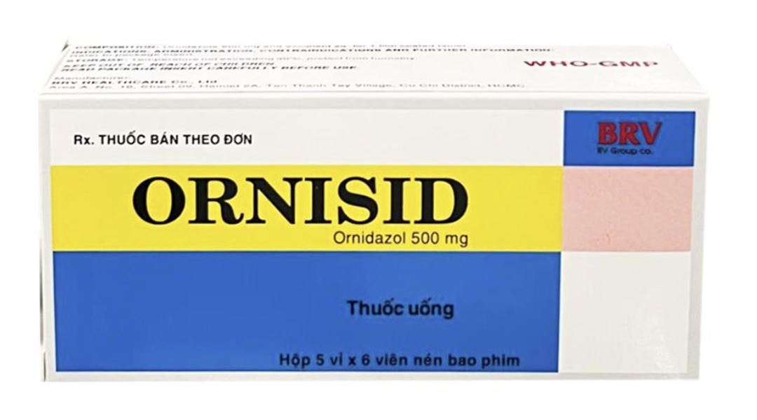 Ornisid 500mg điều trị nhiễm khuẩn do vi khuẩn, nhiễm ký sinh trùng (5 ...
