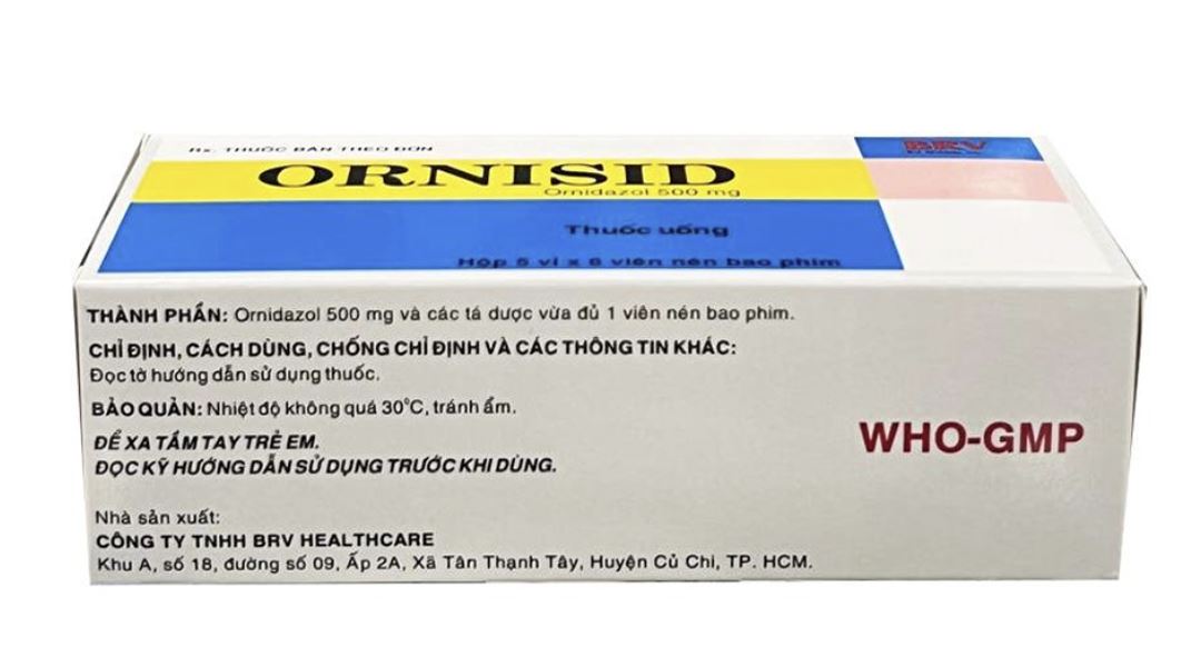 Ornisid 500mg điều trị nhiễm khuẩn do vi khuẩn, nhiễm ký sinh trùng (5 ...