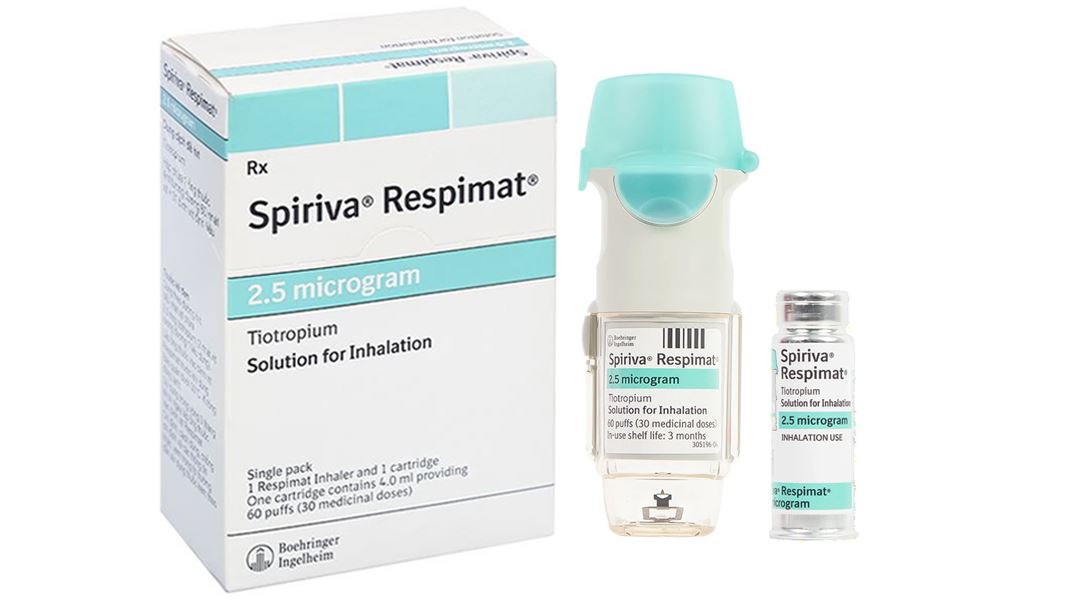 Thuốc Spiriva Respimat 2.5mcg trị viêm phế quản, tắc phổi - 02/2026 ...