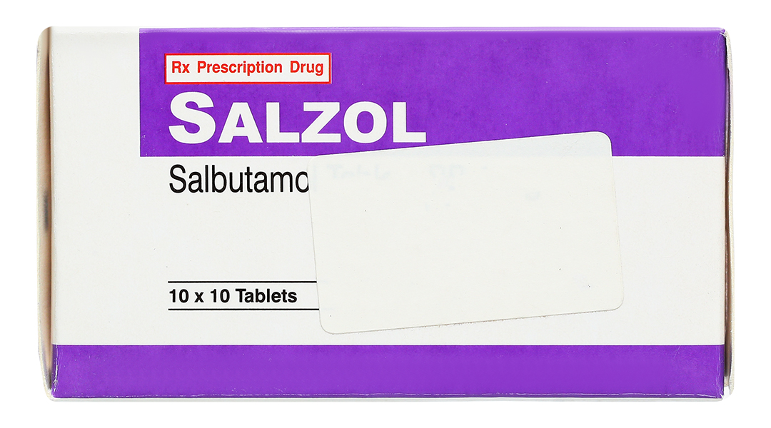 Salzol 4mg trị các chứng hen suyễn, khó thở liên tục (10 vỉ x 10 viên ...