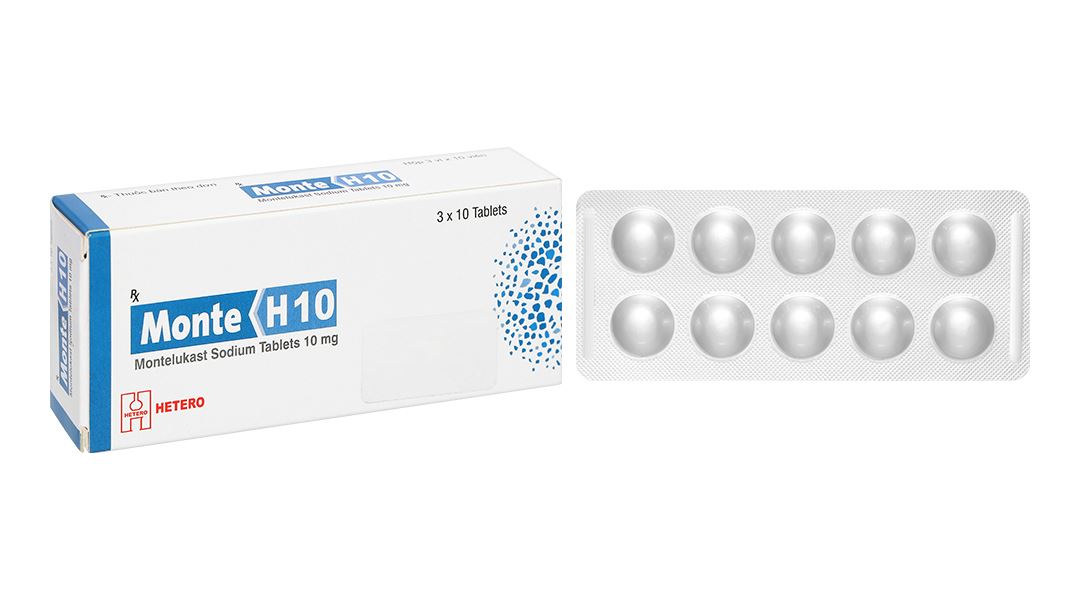 Monte-H10 điều trị và dự phòng hen phế quản, giảm triệu chứng viêm mũi ...