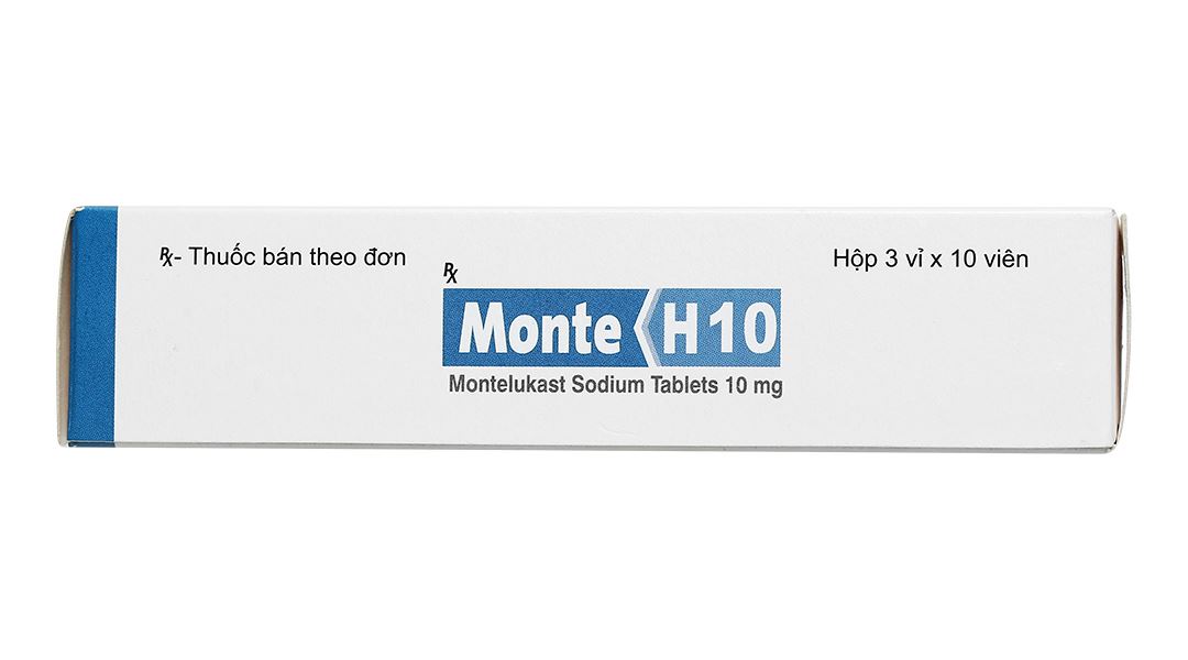 Monte-H10 điều trị và dự phòng hen phế quản, giảm triệu chứng viêm mũi ...