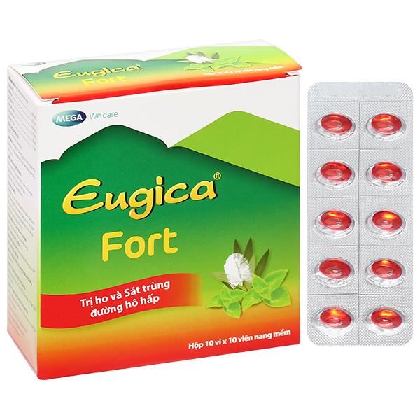 Thuốc Eugica Fort trị ho, đau họng (10 vỉ x 10 viên) - 02/2025 ...