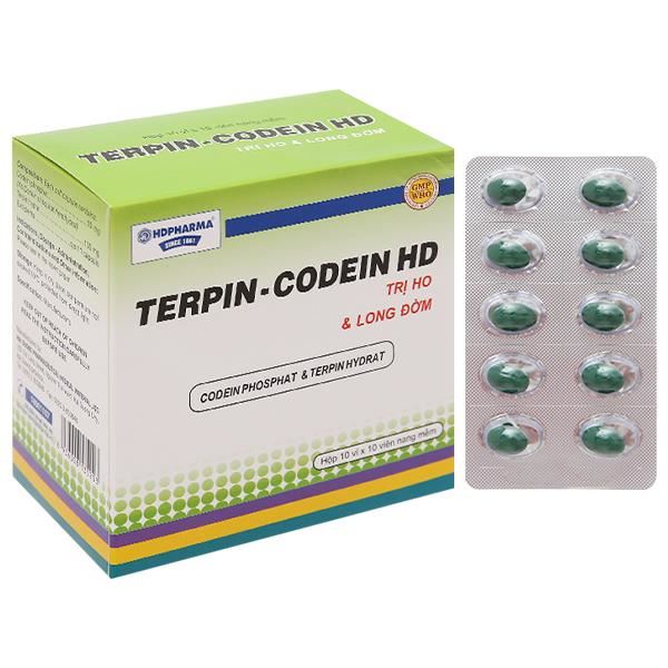 Terpin - Codein HD trị ho khan, ho do kích ứng (10 vỉ x 10 viên) - 02/ ...