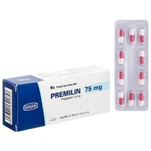Thuốc Pms-Pregabalin 75mg trị động kinh, đau dây thần kinh (4 vỉ x 15 ...
