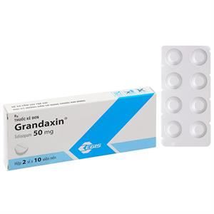 Thuốc Grandaxin 50mg trị rối loạn tâm thần (2 vỉ x 10 viên) - 02/2025 ...