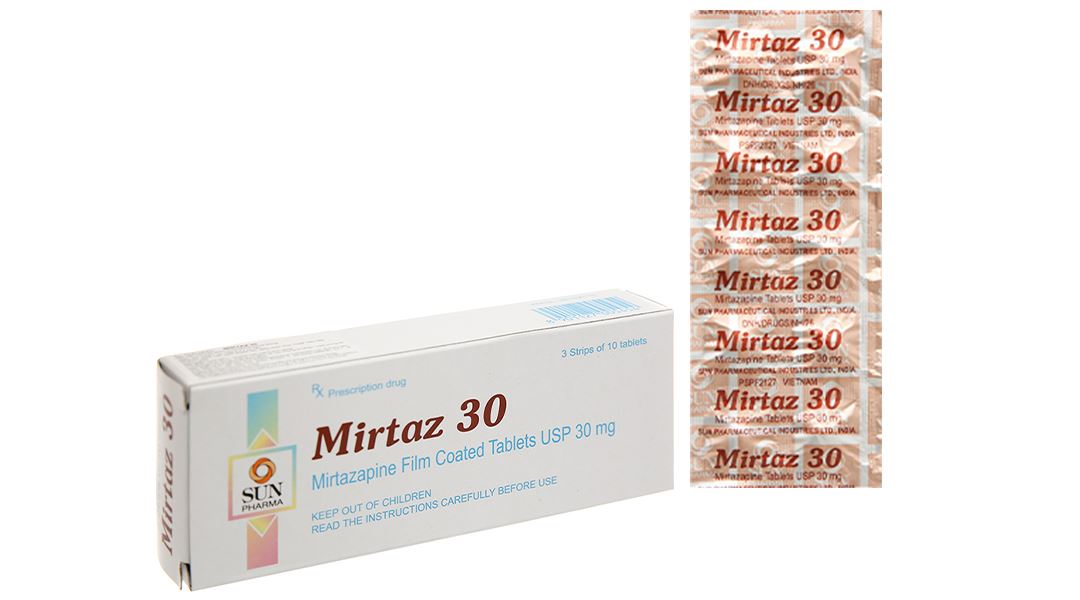 Thuốc Mirtaz 30 điều trị trầm cảm (3 vỉ x 10 viên) - 09/2025 ...