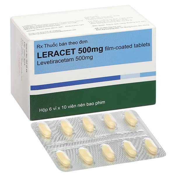Levpiram 500mg điều trị động kinh (5 vỉ x 10 viên) - 02/2026 ...