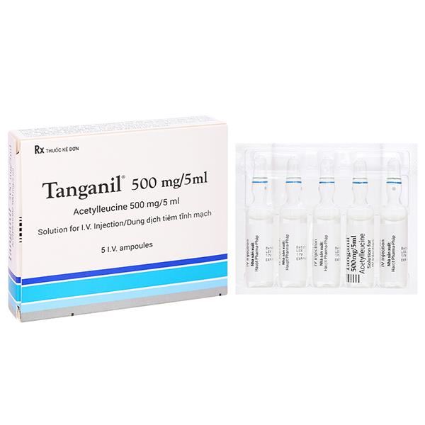 Thuốc tiêm Tanganil 500mg/5ml trị chóng mặt - 02/2025 | nhathuocankhang.com
