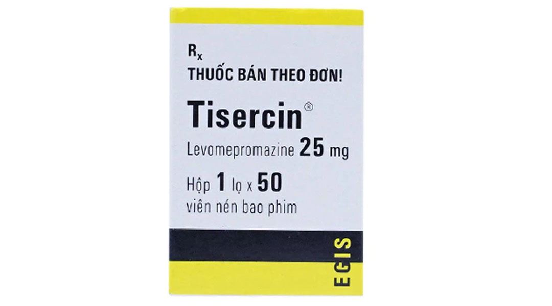 Tisercin 25mg điều trị các bệnh loạn tâm thần cấp tính hộp 50 viên - 02 ...