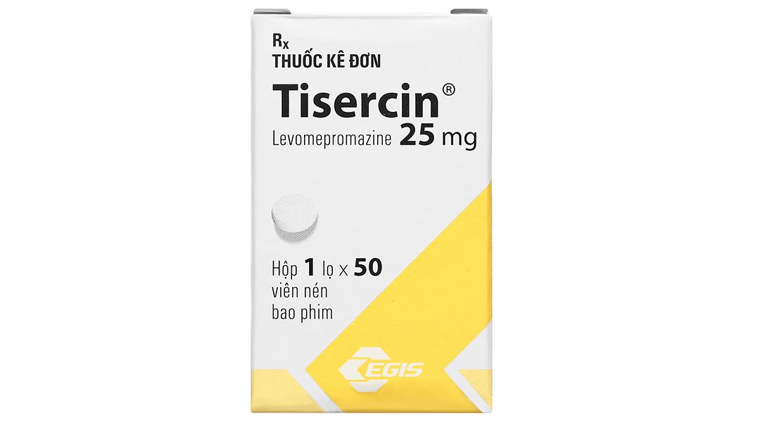Tisercin 25mg điều trị các bệnh loạn tâm thần cấp tính lọ 50 viên - 05/ ...