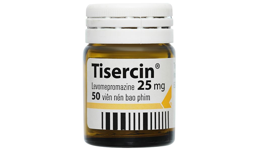 Tisercin 25mg điều trị các bệnh loạn tâm thần cấp tính lọ 50 viên - 05/ ...