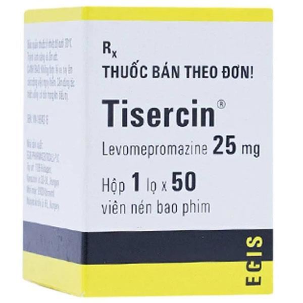 Tisercin 25mg điều trị các bệnh loạn tâm thần cấp tính hộp 50 viên - 01 ...