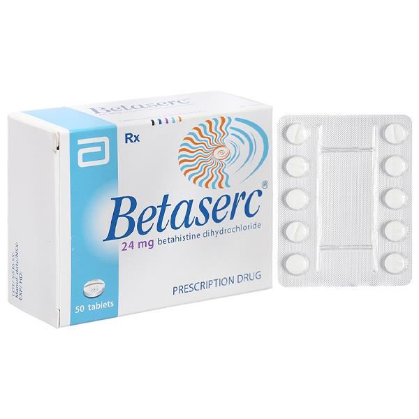 Betaserc 16mg trị rối loạn tiền đình (3 vỉ x 20 viên) - 09/2025 ...