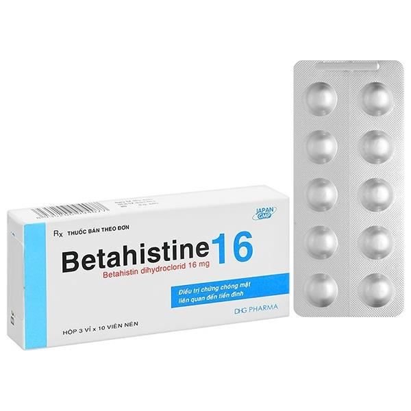 Thuốc Betaserc 24mg trị ù tai, chóng mặt tiền đình - 09/2025 ...