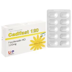 Cadifast 120 trị mày đay mạn tính (3 vỉ x 10 viên) - 02/2025 ...