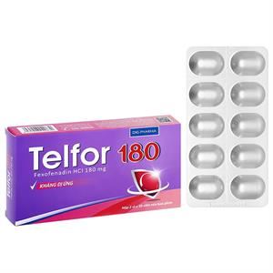 Thuốc Telfor 60mg trị triệu chứng viêm mũi dị ứng, mề đay - 01/2026 ...
