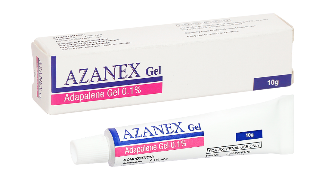 Azanex Gel 0.1% trị mụn trứng cá tuýp 10g - 12/2025 | nhathuocankhang.com