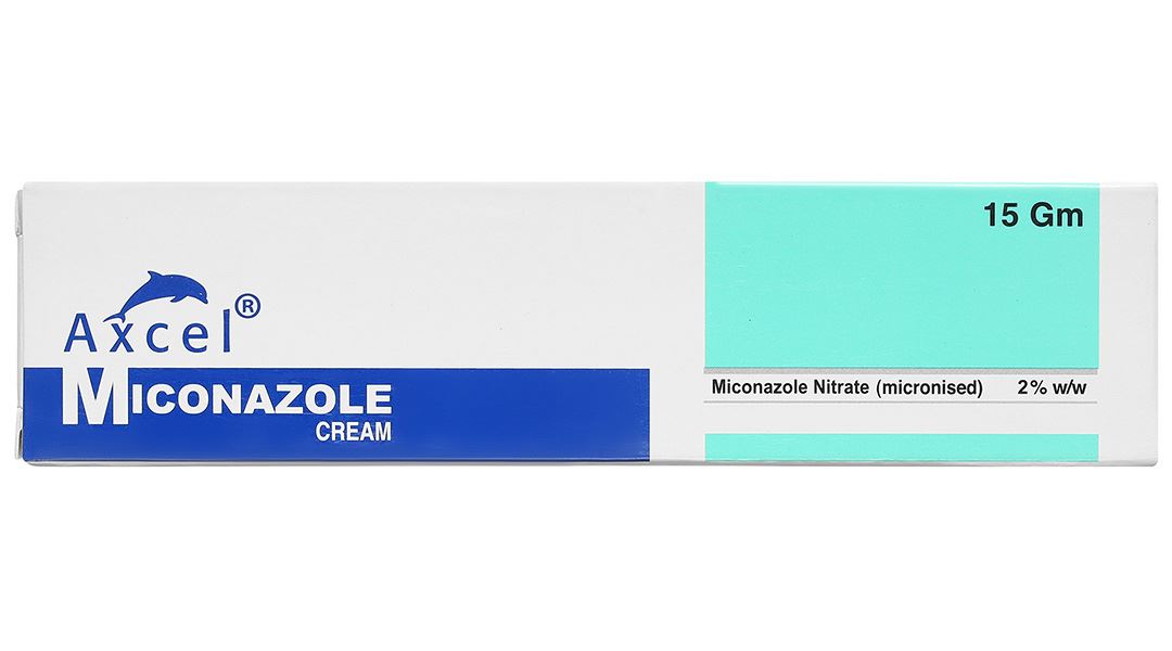 Axcel Miconazole Cream 2% điều trị nhiễm nấm ngoài da tuýp 15g - 03/ ...