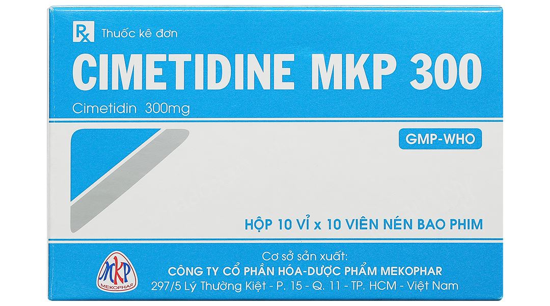 Thuốc Cimetidine 300mg MKP điều trị loét dạ dày, tá tràng - 09/2025 ...