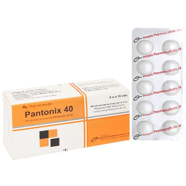 Thuốc Pantoloc 40mg trị trào ngược dạ dày, thực quản (1 vỉ x 7 viên ...
